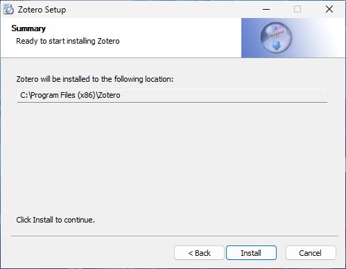 Télécharger et installer Zotero (pour Windows) – Aide à la recherche documentaire